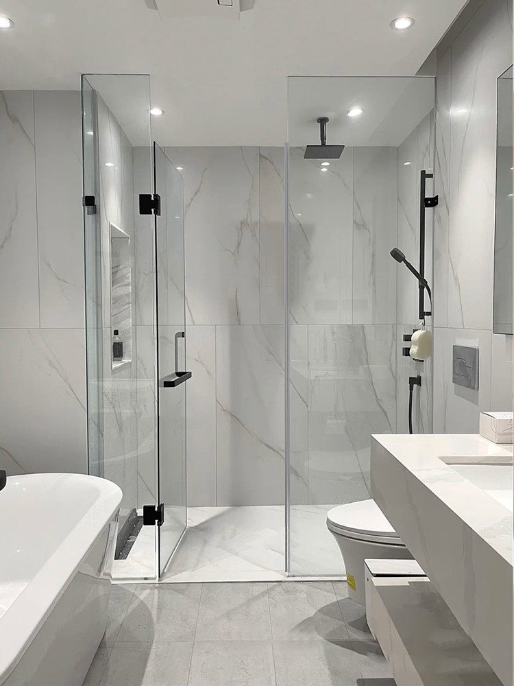 Minimalism Frameless Tempered Glass Shower Enclosure And Partitions