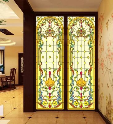 3mm-12mm Art Glass Decorative Interior Stained Glass Partitions And Doors